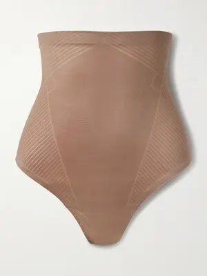 Spanx Spanxshape™ Invisible High-waisted Thong - Brown