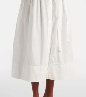 Ulla Johnson Belted Cotton Shirt Dress
