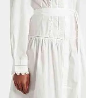 Ulla Johnson Belted Cotton Shirt Dress