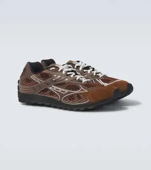 Bottega Veneta Orbit Suede-trimmed Sneakers