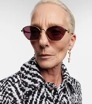 Loewe Anagram Cat-eye Sunglasses - Pink