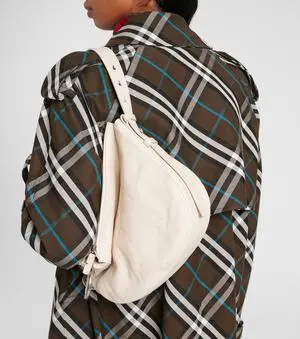 Burberry Knight Small Leather Shoulder Bag