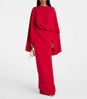TALLER MARMO Eolia Crepe Cady Gown