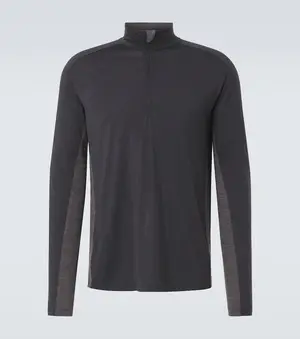 Sease Runner Virgin Wool Half-zip Sweater