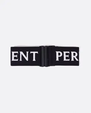 Perfect Moment Logo Belt - Black