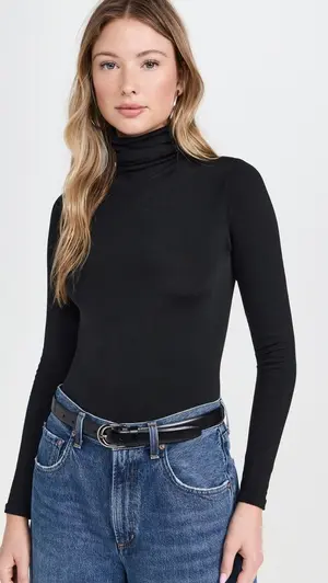 Wolford Colorado String Thong Bodysuit - Black