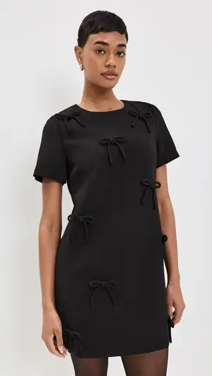 English Factory Bow Detailed Mini Dress