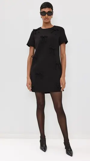 English Factory Bow Detailed Mini Dress