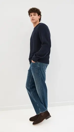 Vince Micro Boucle Crew Neck Pullover