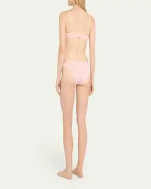 VIDERIS LINGERIE Angela Floral-embroidered Soft Cup Bra