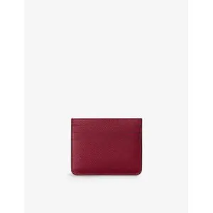 Cartier C De Logo-embellished Leather Card Holder - Red