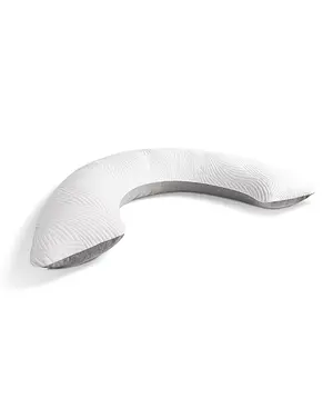 BEDGEAR Full Body Pillow Pregnancy Maternity Pillow - White