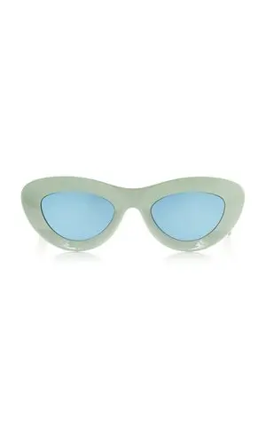 Bottega Veneta Bottega Veneta Avant Garde Cat-Eye Sunglasses Green