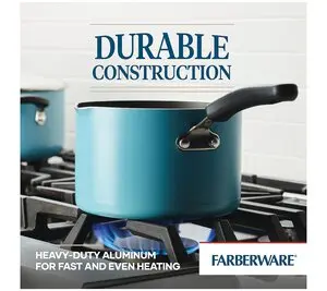 FARBERWARE Cookstart Diamondmax Nonstick Strain Ing Saucepan