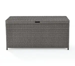 CROSLEY Palm Harbor Wicker Outdoor Storage Box - One-color