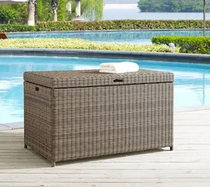 CROSLEY Bradenton Wicker Outdoor Storage Box