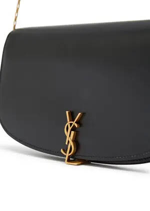 Saint Laurent Demilune Leather Wallet-on-chain