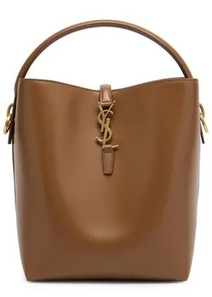 Saint Laurent Le 37 Small Bucket Bag - Brown