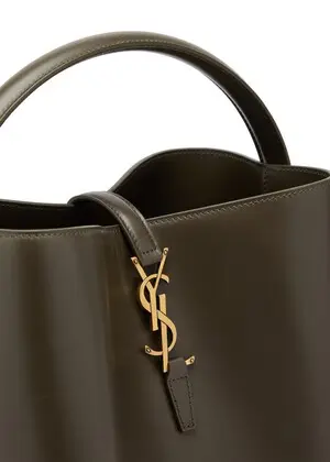 Saint Laurent Le 37 Small Bucket Bag - Khaki