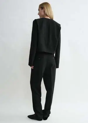 TOTEME Cropped Bouclé Evening Jacket