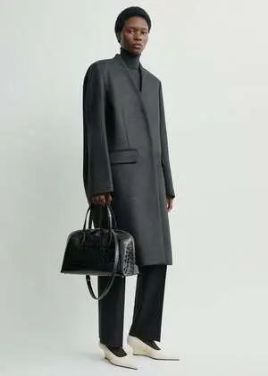 TOTEME Deep Pleat Coat - Grey