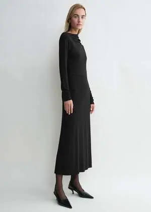 TOTEME Draped Jersey Dress