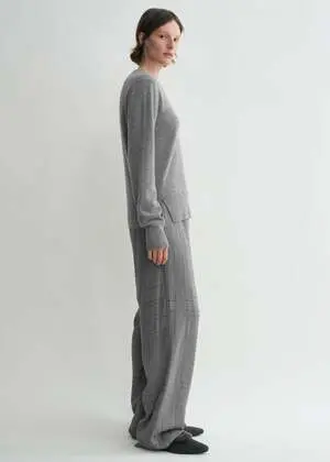 TOTEME Monogram Flannel Pj Bottoms