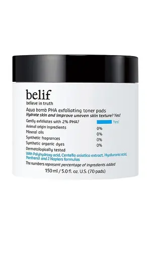 Belif Aqua Bomb Exfoliating Toner Pads - N,a