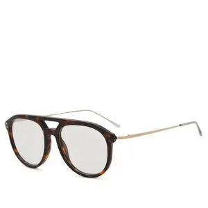 Gucci Smart Steel Optical Glasses - Havana/gold/transparent