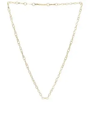 AZLEE Motif Large Link Chain Necklace - 18k Yellow Gold