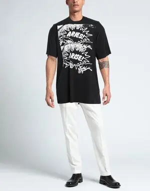 Aries T-shirt Size Cotton - Black