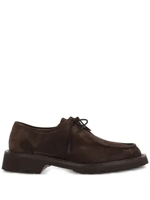 Legres Suede Lace-up Shoes - Brown