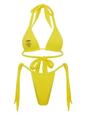 LET'S SWIM Side Tie-fastening Bikini Bottoms