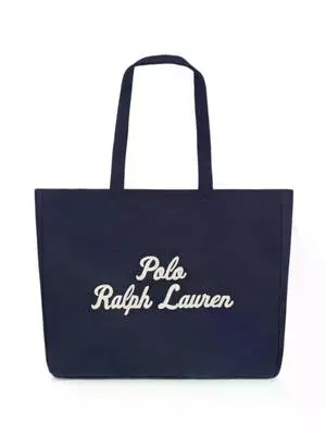 Polo Ralph Lauren Logo-embroidered Tote - Blue