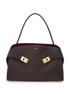 FERRAGAMO Hug Soft Shoulder Bag - Red