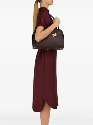 FERRAGAMO Hug Soft Shoulder Bag - Red