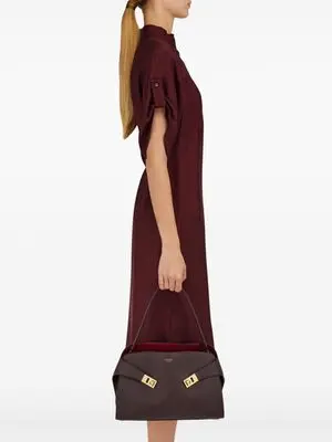 FERRAGAMO Hug Soft Shoulder Bag - Red