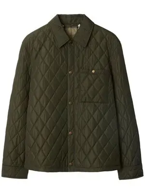 Men's Green Quilted Jackets