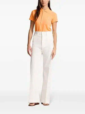 Polo Ralph Lauren Slim Cut Polo Top - Orange