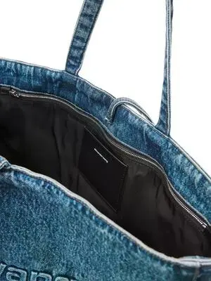 Alexander Wang Denim Punch Tote - Blue