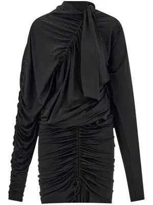FERRAGAMO Gathered Detailing Minidress