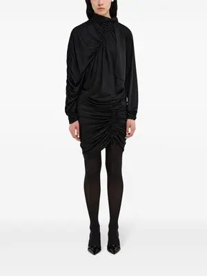 FERRAGAMO Gathered Detailing Minidress