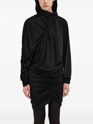 FERRAGAMO Gathered Detailing Minidress