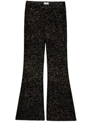 Zadig&Voltaire Prevy Flared Trousers - Black