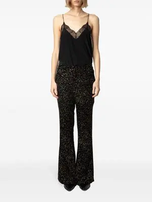 Zadig&Voltaire Prevy Flared Trousers - Black