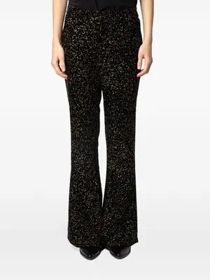 Zadig&Voltaire Prevy Flared Trousers - Black