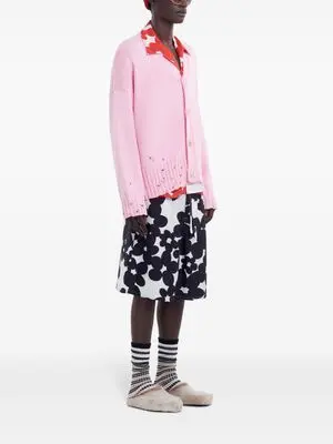 Marni Distressed Cardigan - Pink