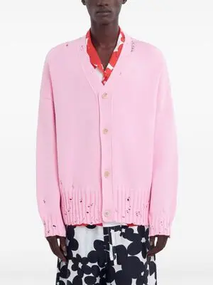 Marni Distressed Cardigan - Pink