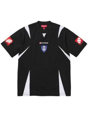 Supreme Crest Soccer Jersey - Black