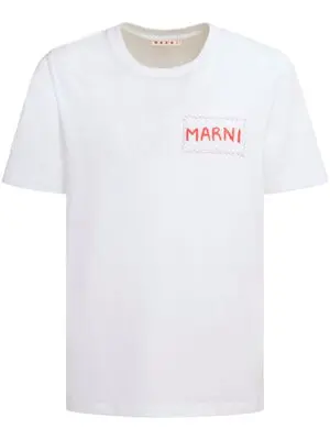 Marni Embroidered Label T-shirt - White